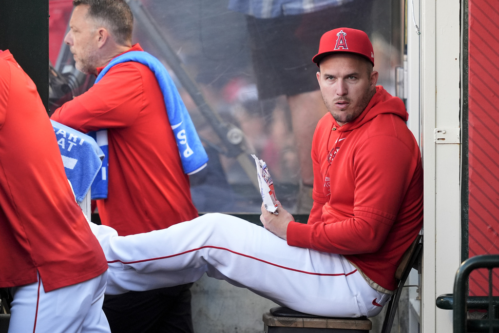 Angels star Mike Trout is hoping to return to the team’s lineup by late ...